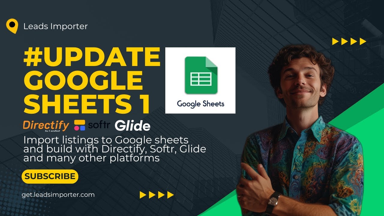 Create a directory website with Leadsimporter and Google sheets - YouTube