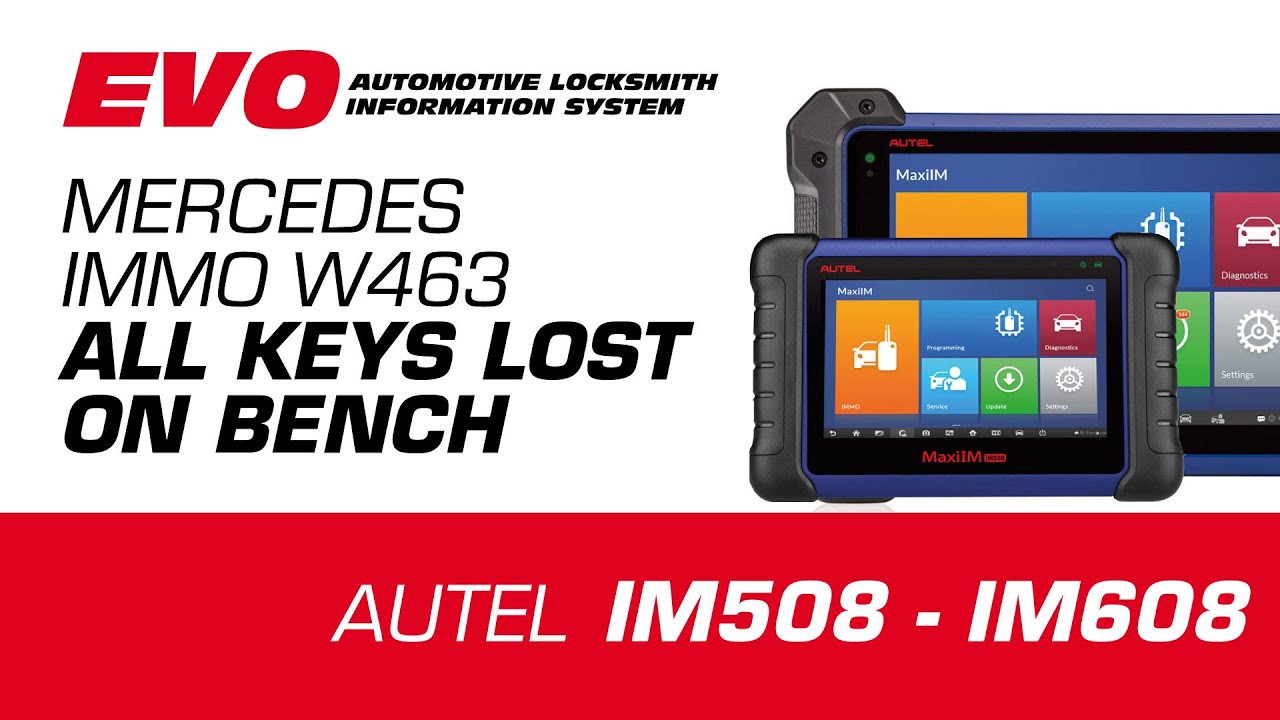 Mercedes Benz - G Class - All keys Lost - EVO AUTO PRO - YouTube