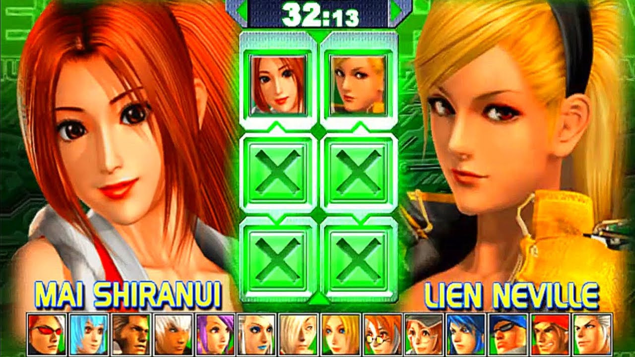 KOF Maximum Impact Regulation A - A Persistent C'mon (Character Select ...