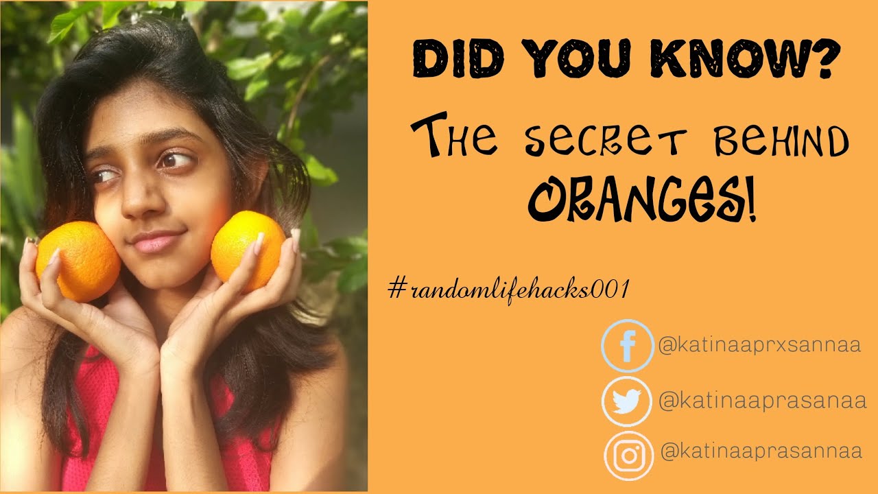 Benefits of Oranges!| Lifehacks | #randomlifehacks001 - YouTube