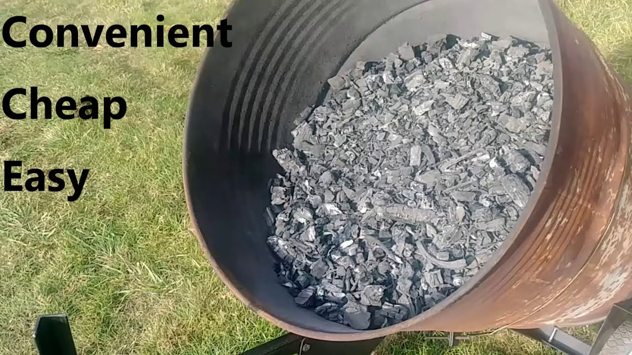 Whitlox Charcoal Maker - Easy barrel method for biochar, forge or grill ...