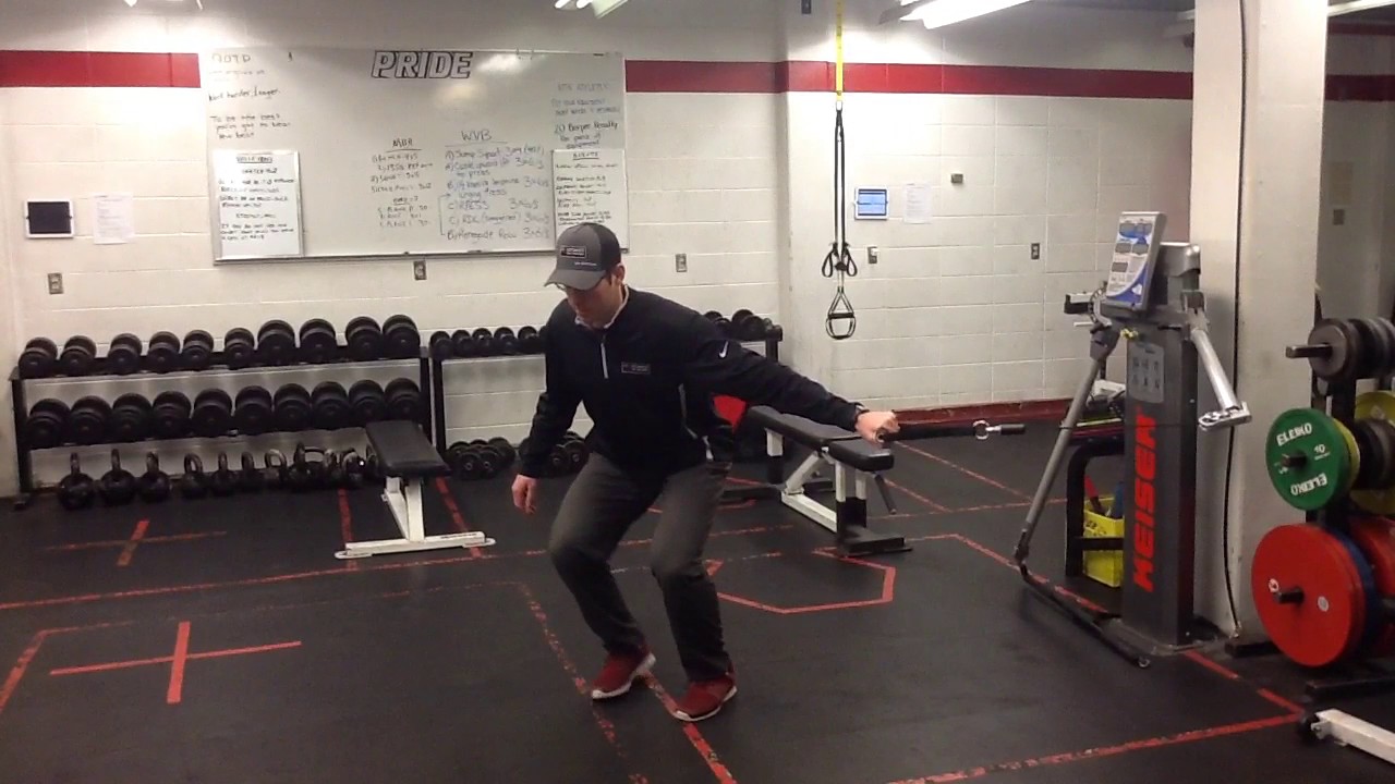 Cable 2 Stride Lateral Walkout - YouTube