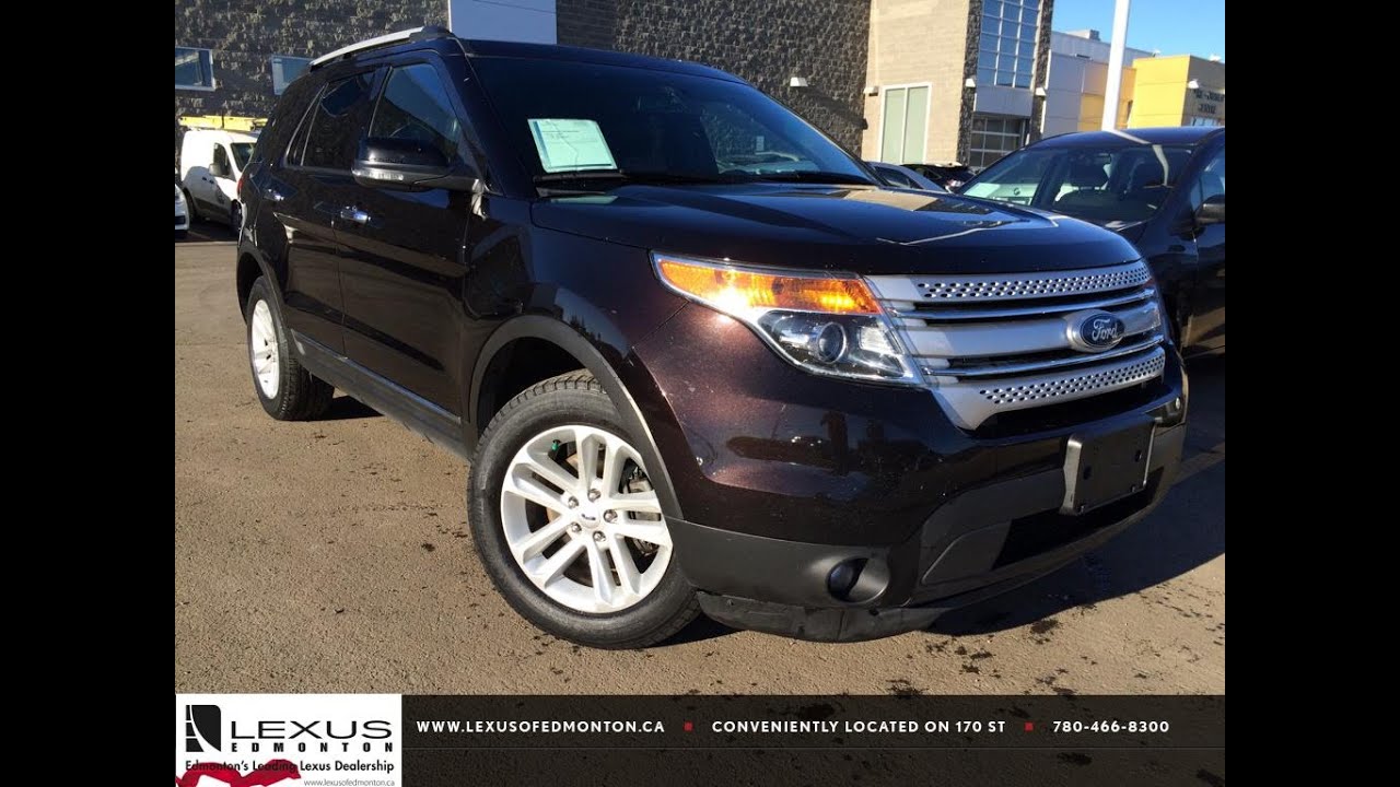 Used Brown 2013 Ford Explorer 4WD XLT Review | Airdrie Alberta - YouTube