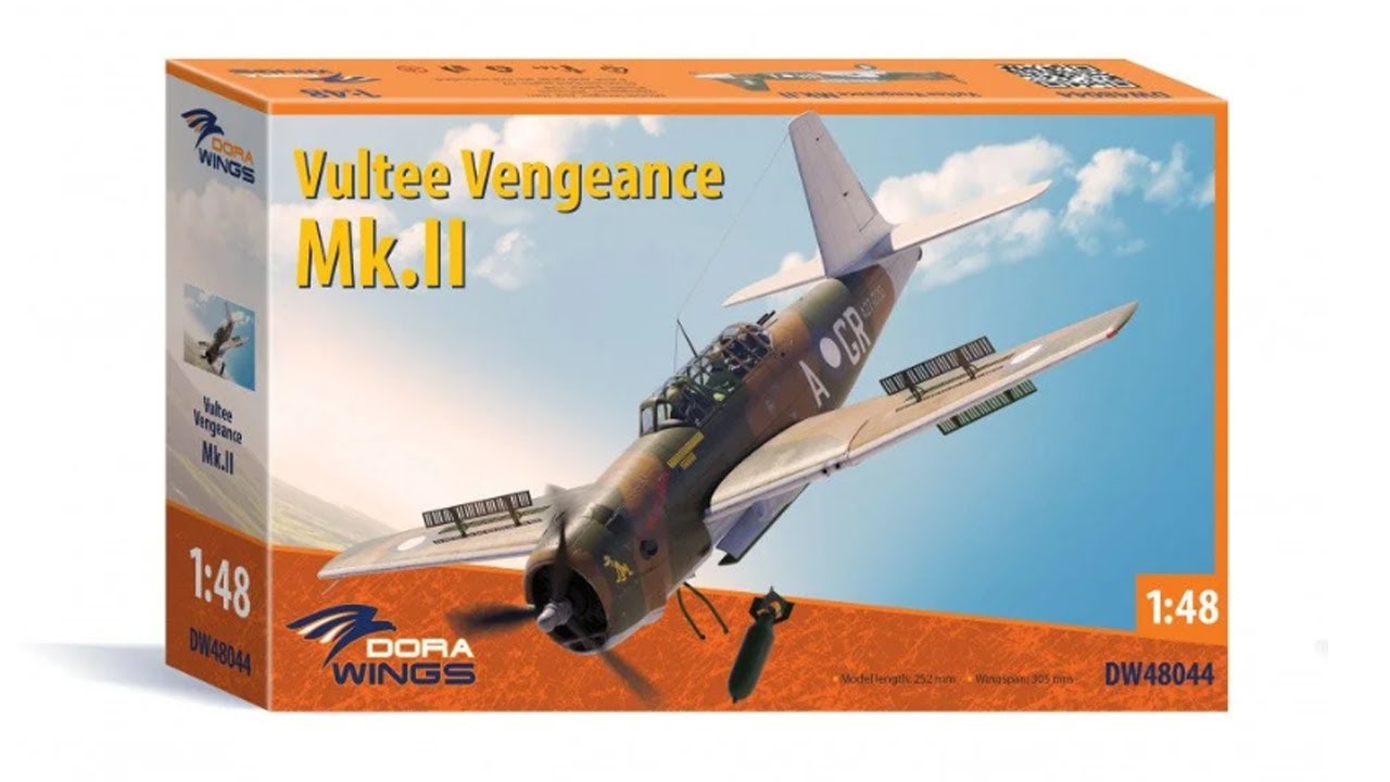 Unboxing DORA WINGS 48044 1/48 Vultee Vengeance MK.II, Military ...