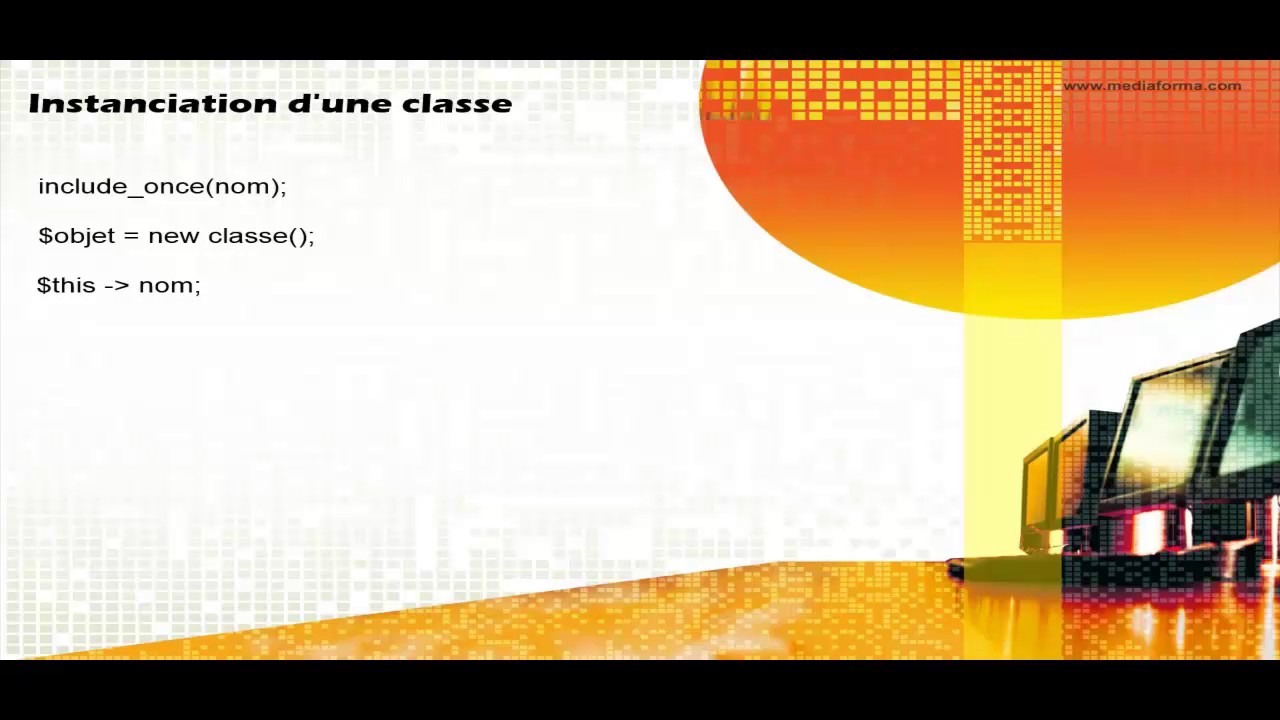 Instanciation d'une classe sous PHP MySQL - YouTube