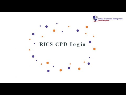RICS CPD Login - YouTube