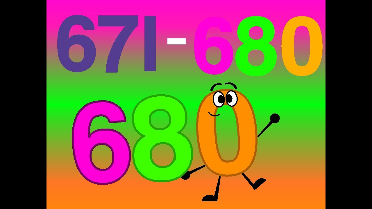 My Jumpstart Numbers Band 671-680 - YouTube