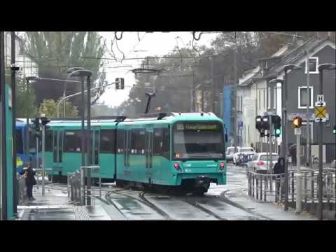 VGF U4 und U5 Wagen auf der Linie U5 in Frankfurt am Main Eckenheim ...