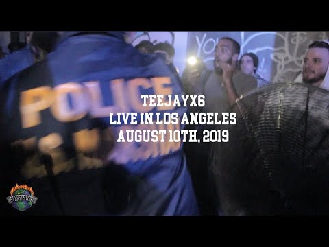 TEEJAYX6 Gets Arrested on Stage! (Live In Los Angeles, CA) - YouTube