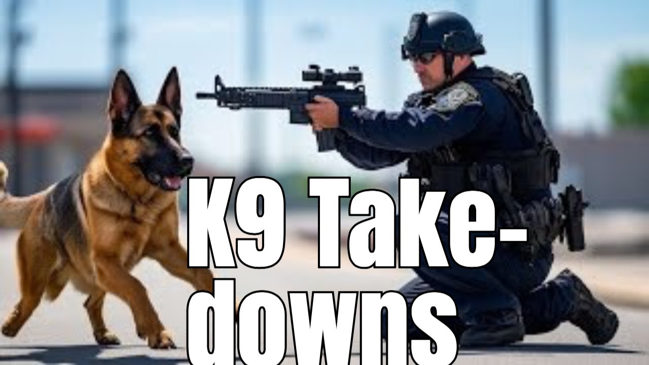 🚨🔵 MIND-BLOWING K9 Police Dog Takedowns Caught on Bodycam. - YouTube