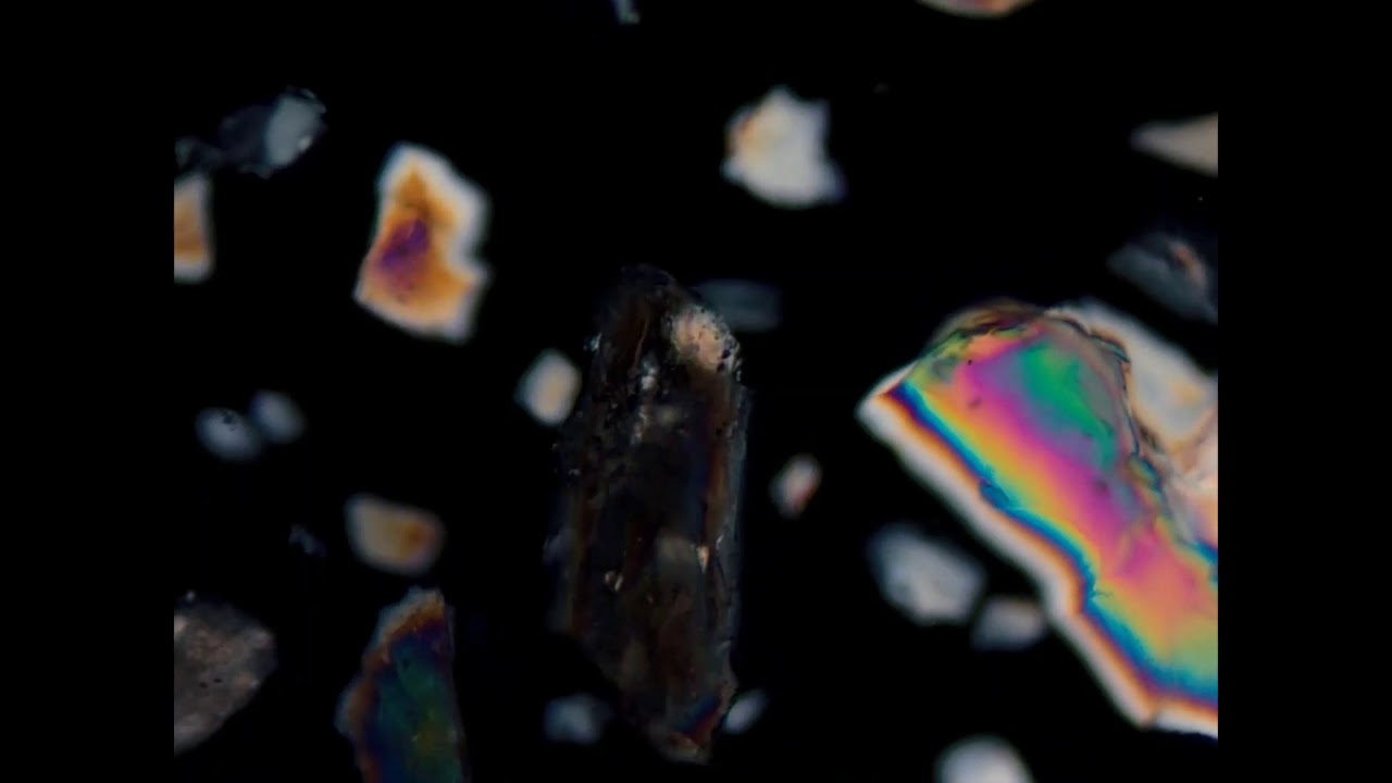 Andalusite - heavy mineral strewn slide - YouTube