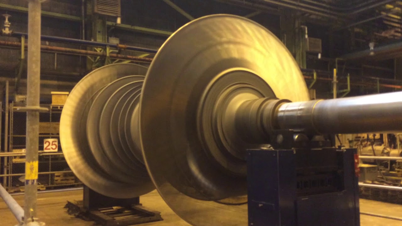 Low Speed Balance for Steam Turbines - YouTube