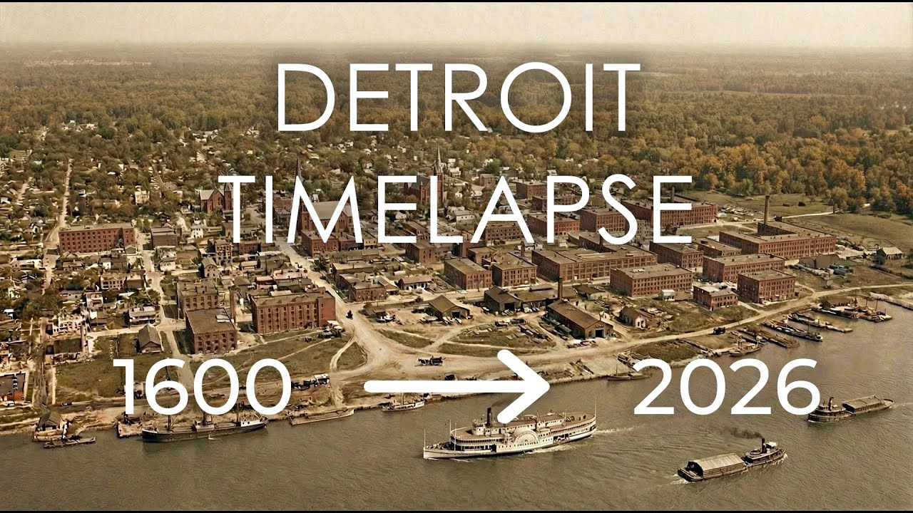 Detroit Timelapse - 1600 to Present Day - YouTube