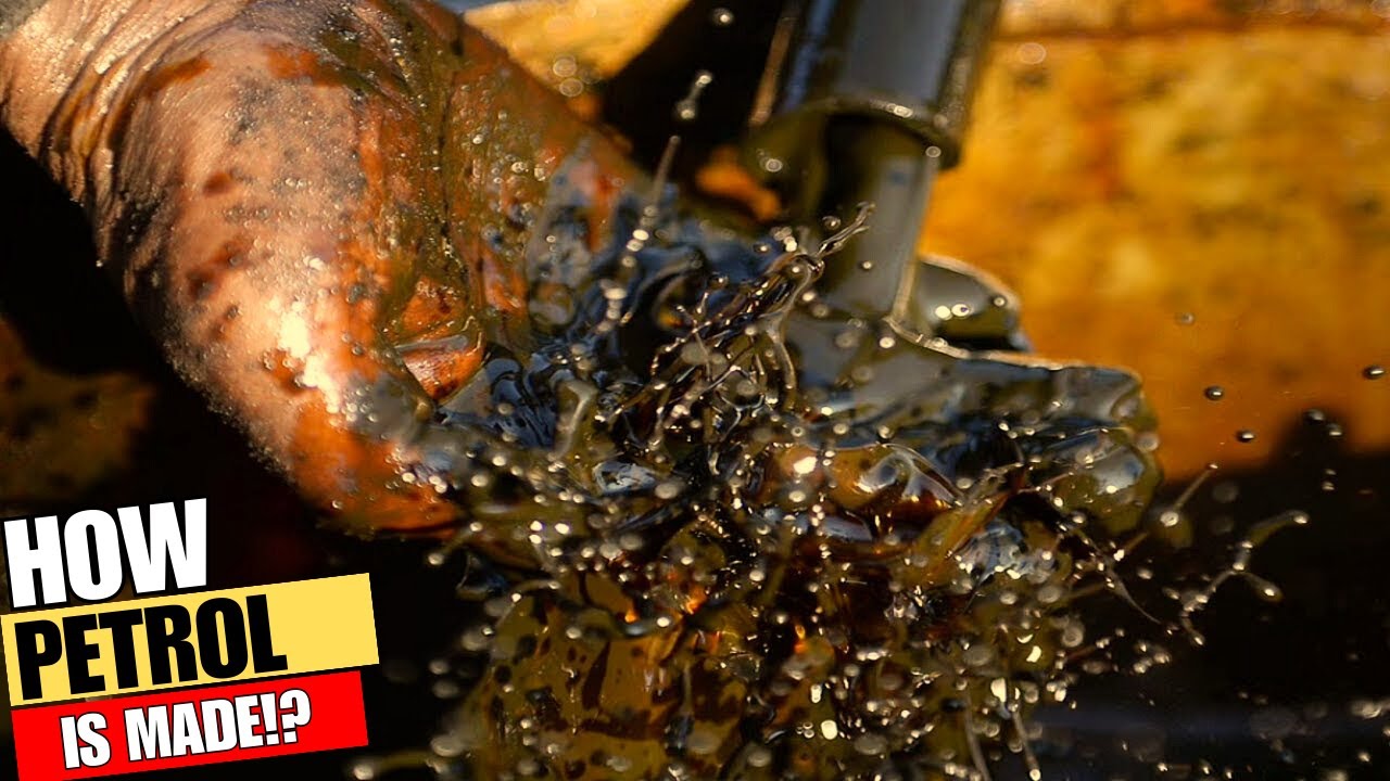 How PETROL is MADE from CRUDE OIL | How is PETROLEUM EXTRACTED? - YouTube