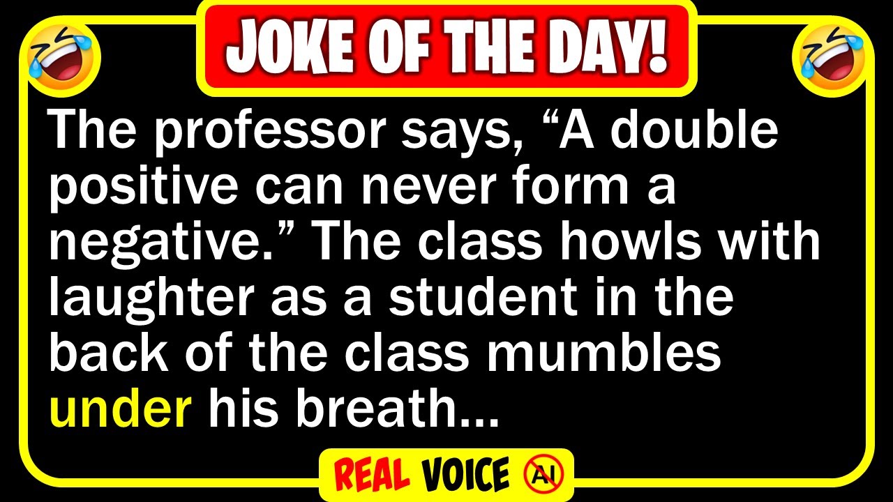 🤣👉 BEST JOKE OF THE DAY! - During a lecture, a student in the back of ...