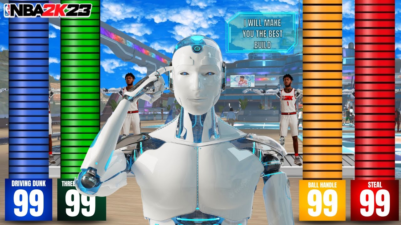 AN AI BOT CREATED MY BUILD !!! AND IT IS THE BEST BUILD IN NBA 2K23 ...