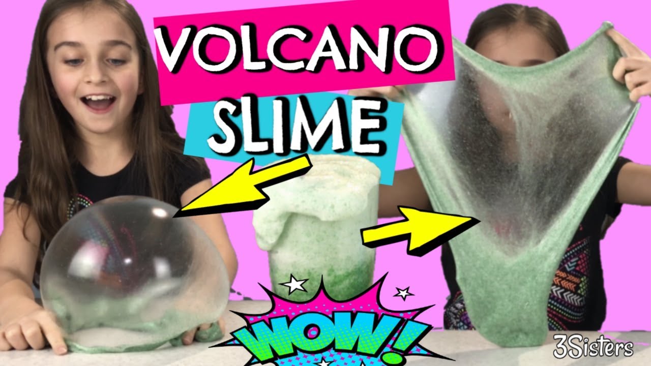VOLCANO SLIME! (Bubbly Slime) SCIENCE EXPERIMENT SLIME! - YouTube