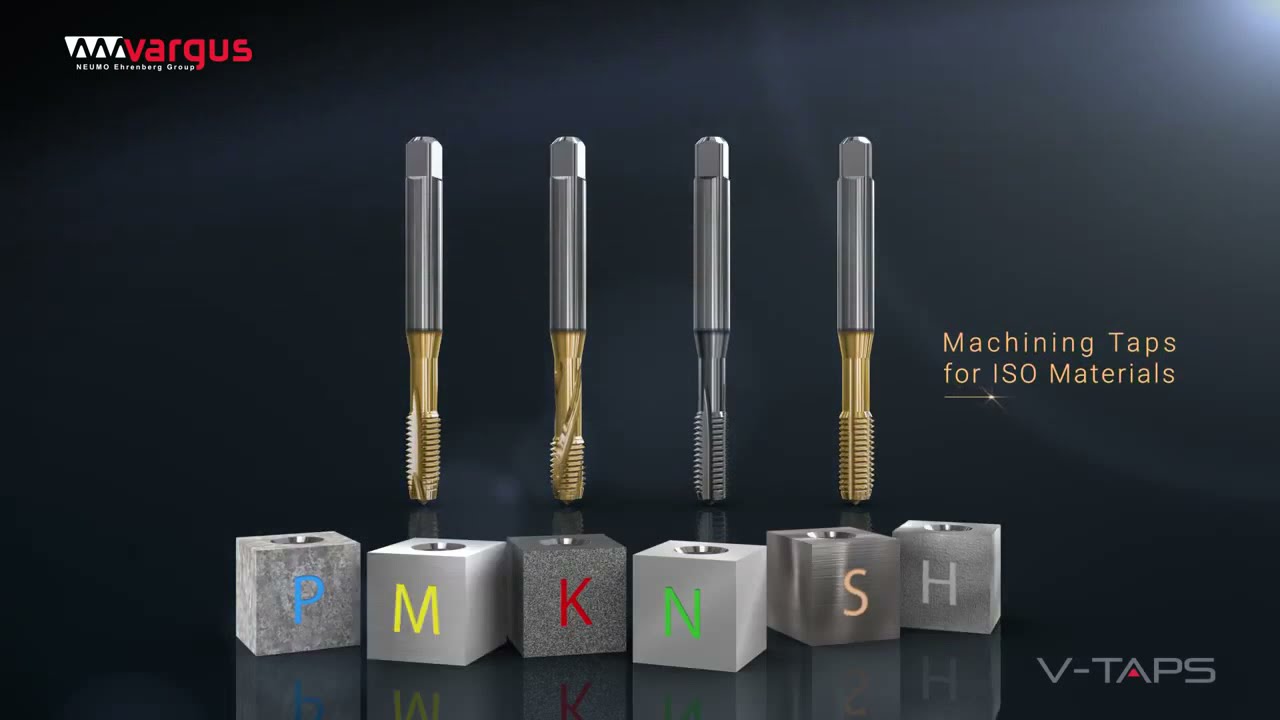 VARGUS V-TAPS 機械絲攻 - YouTube