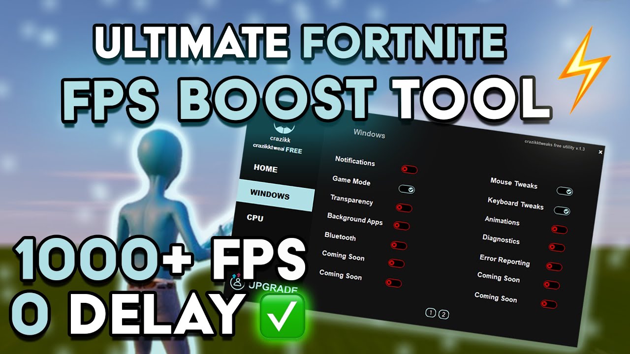 INSANE FPS BOOST TOOL ⚡ (1000+ FPS & 0 Delay) - YouTube