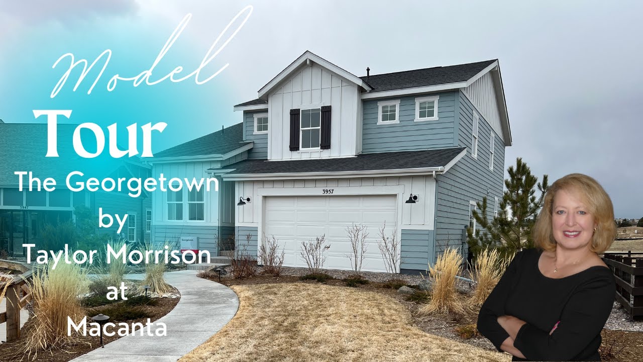 The Georgetown Model Home | 2,347 sqft | 3-5 bed | 2.5 bath - YouTube