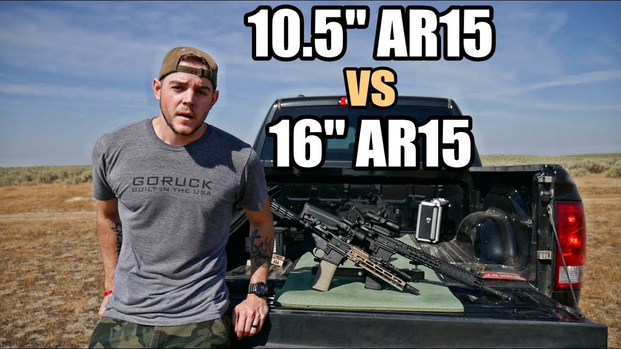 10.5 vs 16 inch AR15 Accuracy - MK18 vs RECCE 16 - YouTube