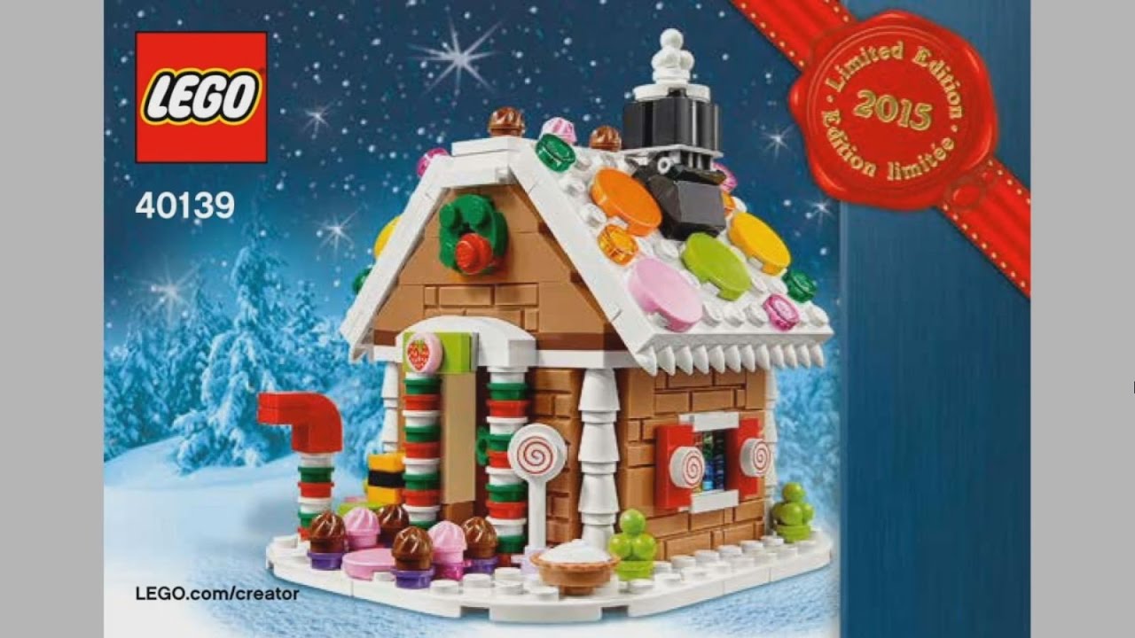LEGO Creator 40139 Gingerbread House - instruction timelapse - YouTube