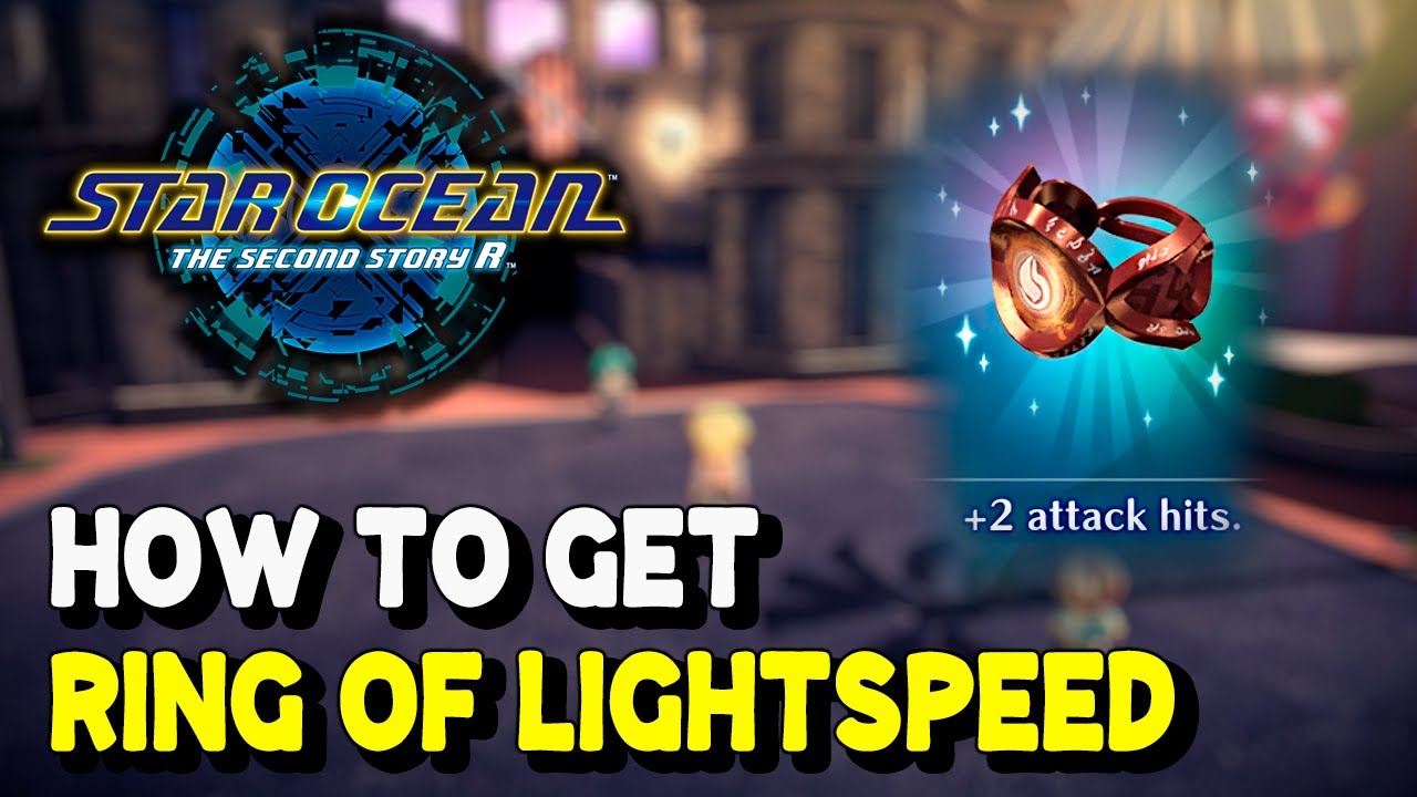 Star Ocean The Second Story R How to get RING OF LIGHTSPEED (Slayer's ...