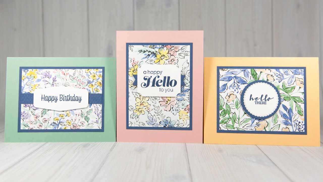 Quick Cards with Tasteful Label Dies - YouTube