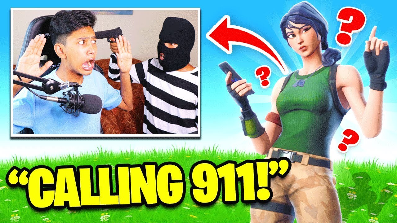 Robbery Prank on Teammates in Fortnite - YouTube