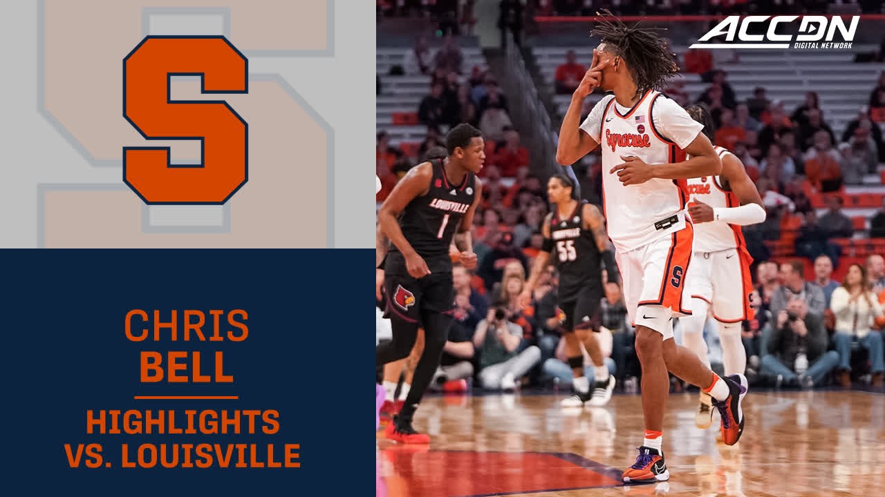 Syracuse's Chris Bell Red Hot From 3 Against Louisville - YouTube