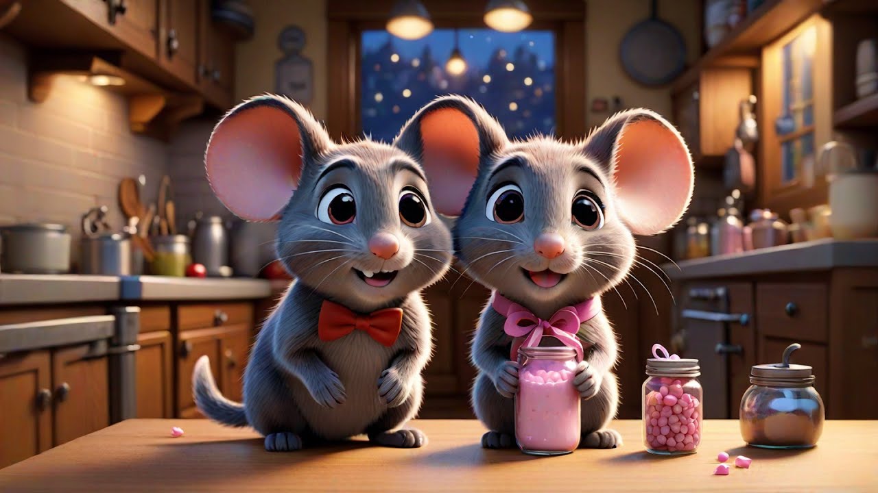 Two Little Mice Dance in the Kitchen | Fun & Cheeky Song | Nursery ...