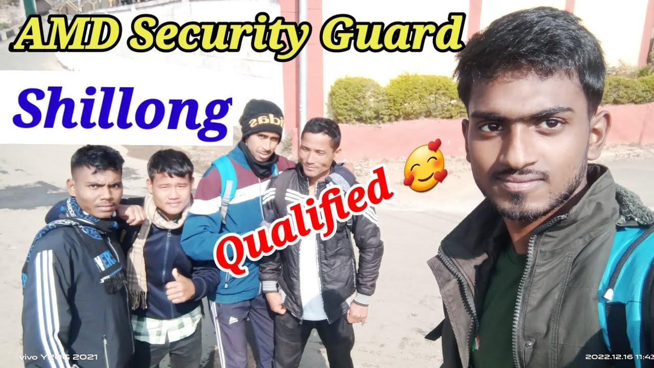 AMD Security Guard Qualified Candidate||Shillong Meghalaya BSF Ground ...