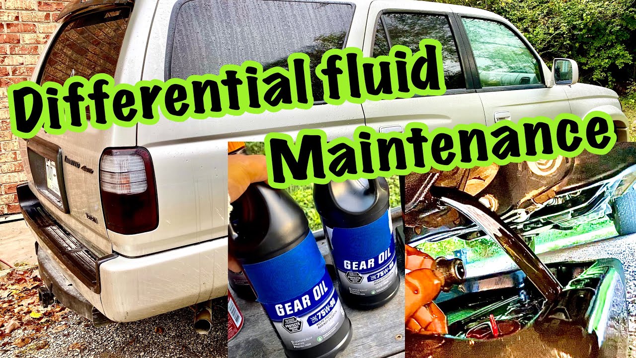 3rd Gen 4runner-Hilux Surf Differential Fluid Maintenance - YouTube