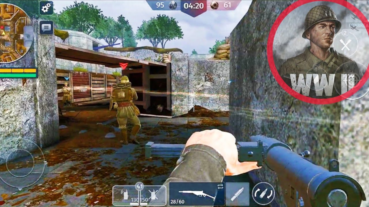 world War 2 Battle Combat Gameplay Android and IOS Game play - YouTube
