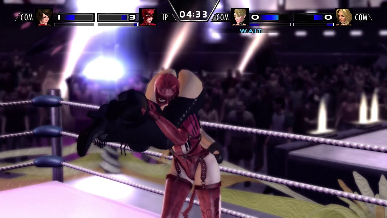 Rumble Roses XX Reiko Hinomoto and Evil Rose vs Mistress and Dixie ...