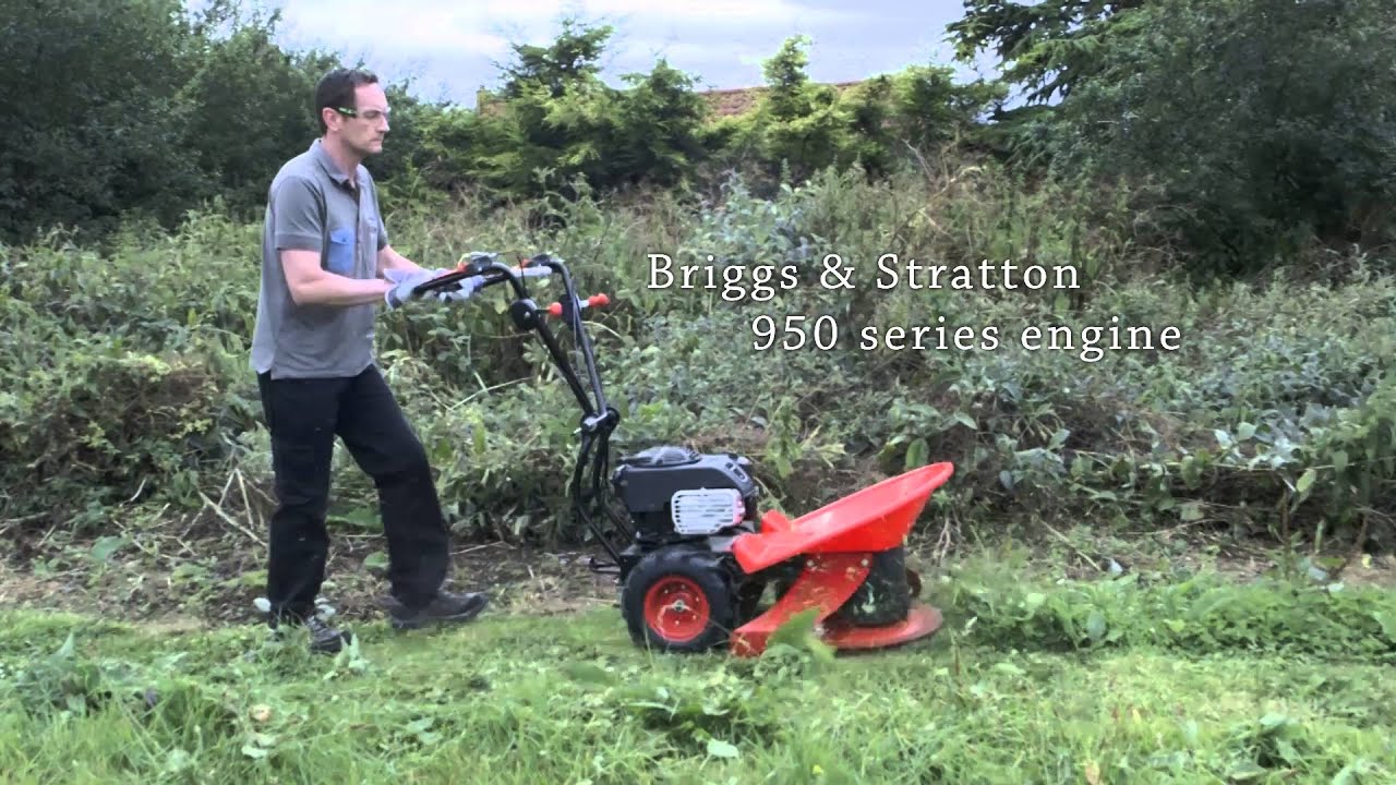 Sherpa Paddock Master - Walk Behind Drum Mower - YouTube