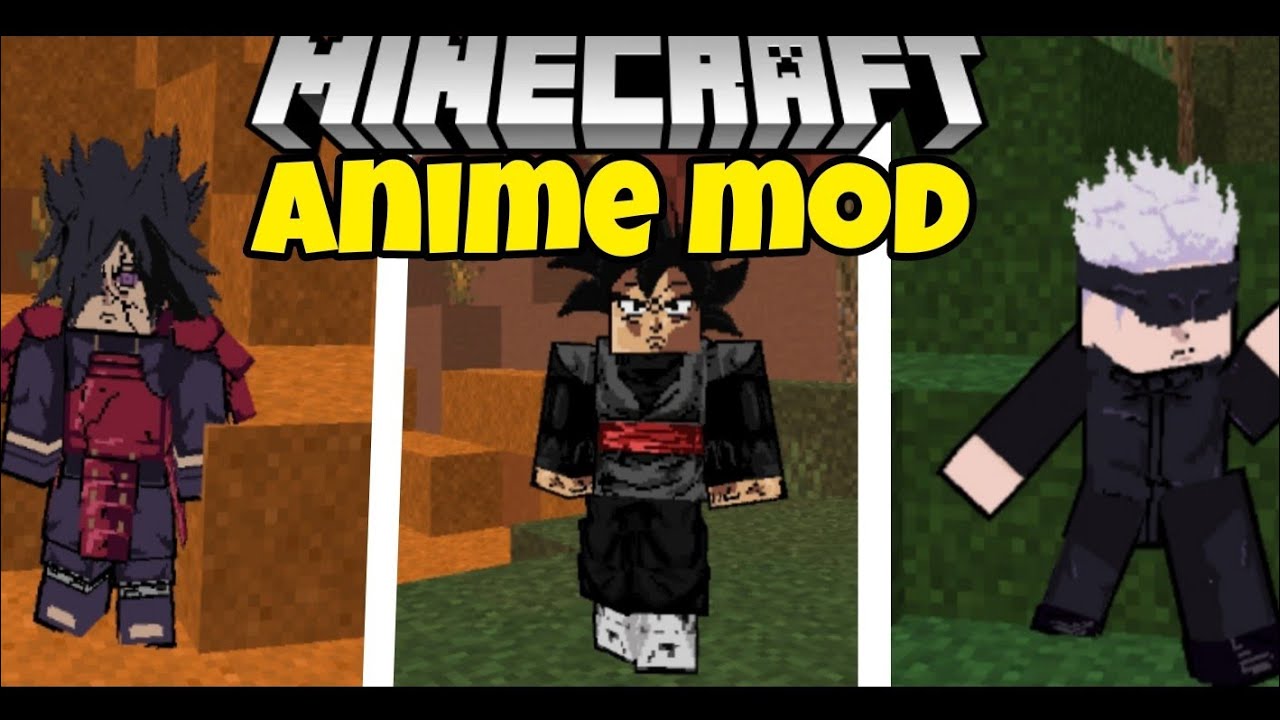 The new best anime mod for mcpe 1.20 | #naruto #mcpe - YouTube