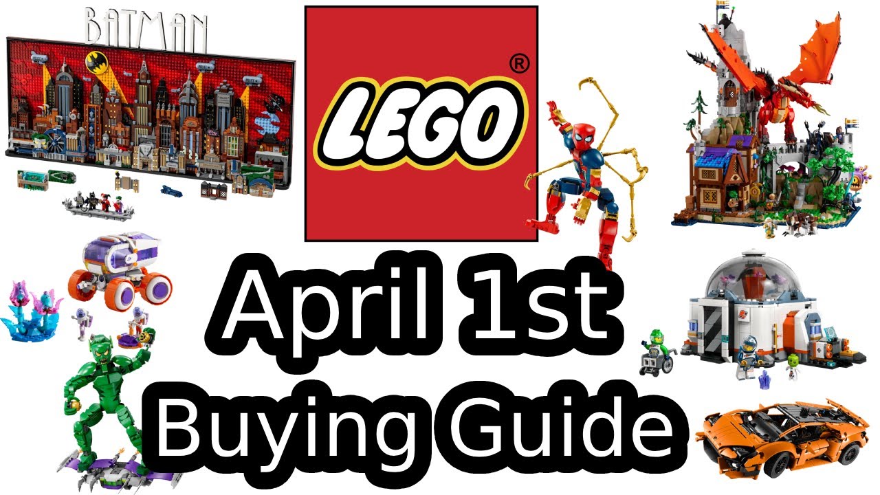 Lego April 1st Buying Guide 2024 Every Set Releasing! - YouTube