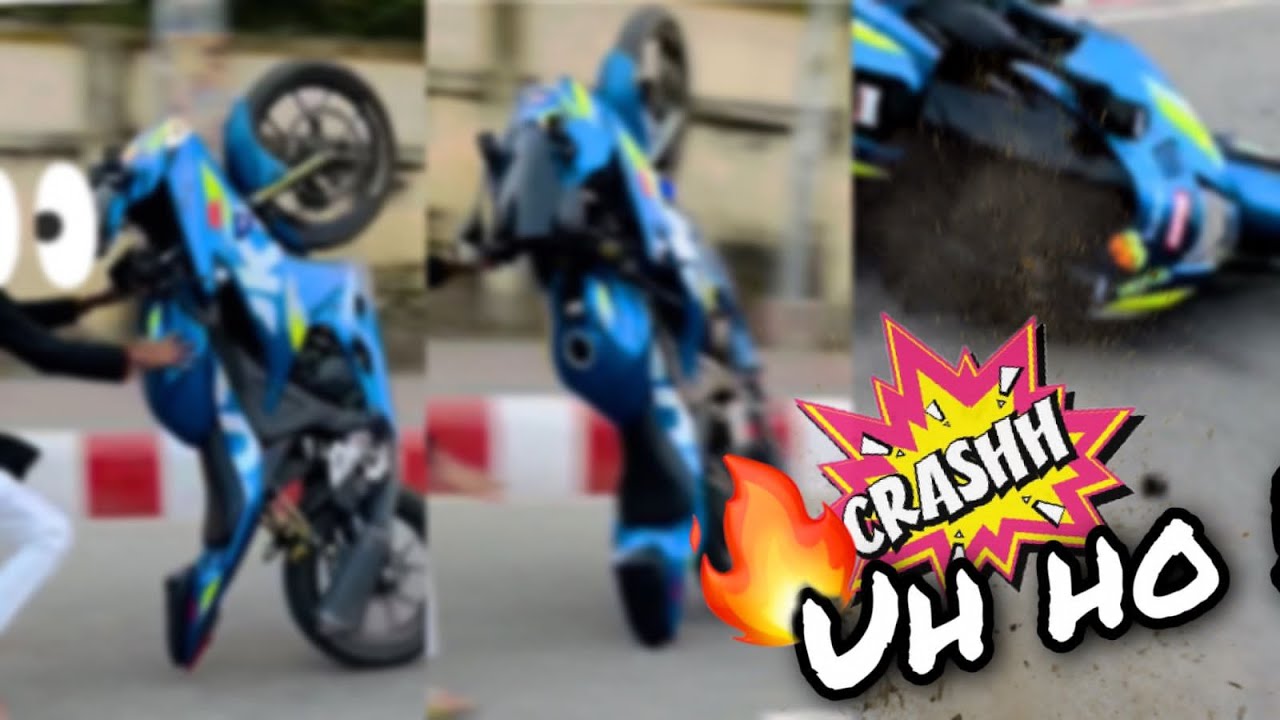 Suzuki GSX-R150 Bike Crashes - YouTube