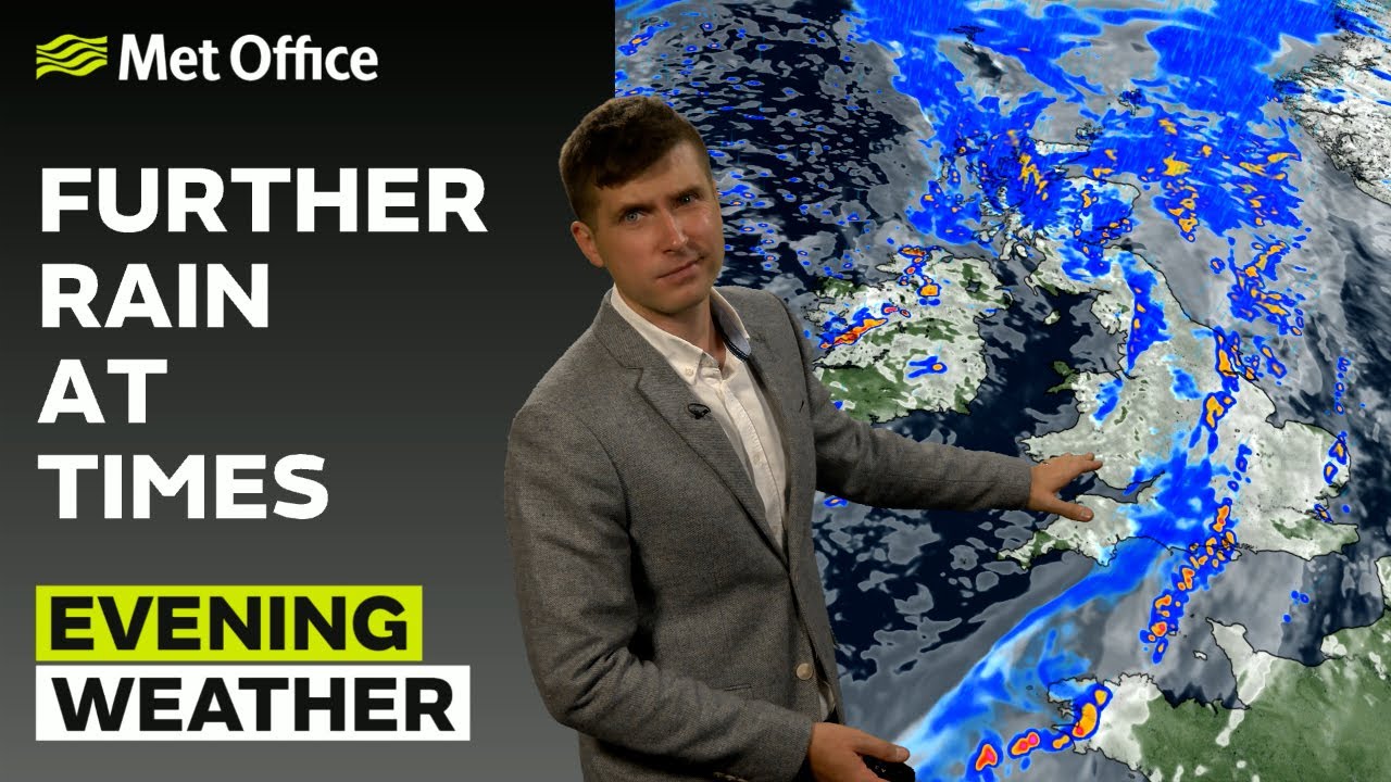 19/08/24 – Lots of rain overnight – Evening Weather Forecast UK – Met ...