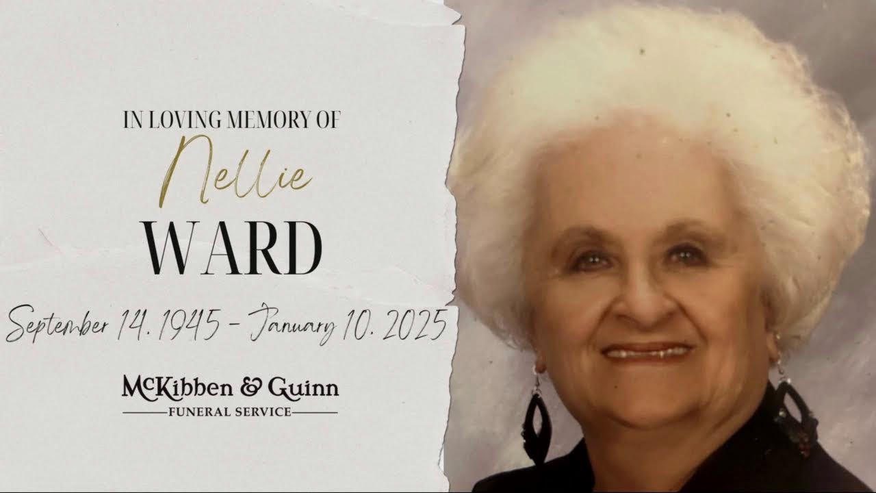 Funeral Services - Mrs. Nellie Ward -1/14/2025 - YouTube