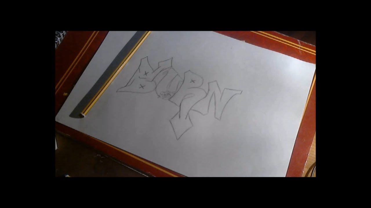 Graffiti Sketch (BURN) SnapTV - YouTube