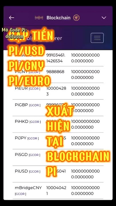 Pi network - Các cặp tiền Pi-usd Pi-cny Pi-euro xuất hiện trong ...