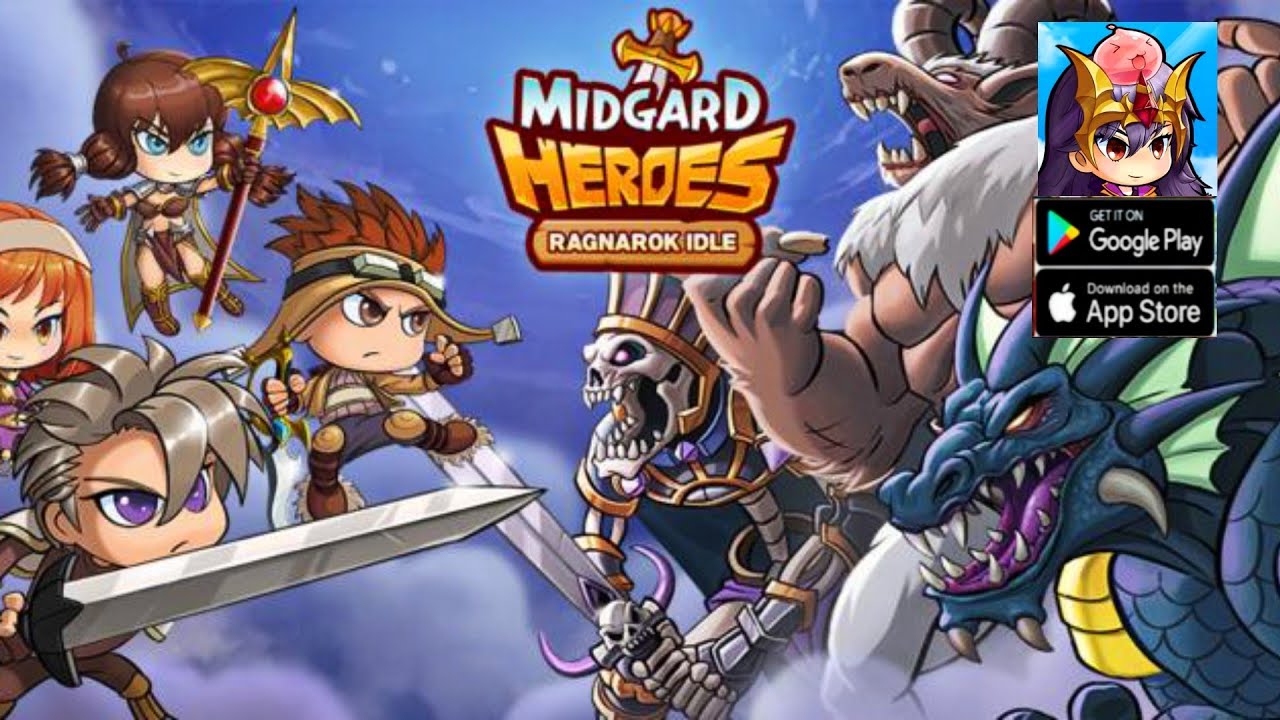 Midgard Heroes: Ragnarok Idle Gameplay - RPG Game Android iOS - YouTube