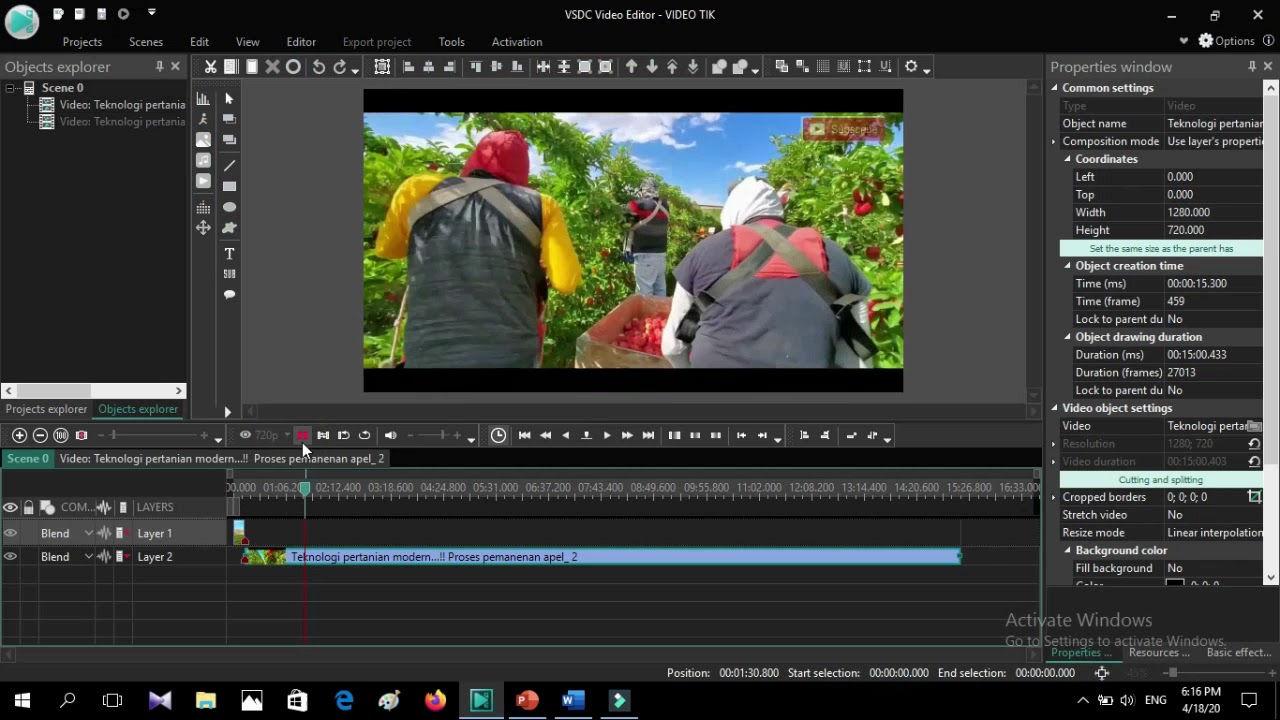 Tutorial Editing video l VSDC Video Editor - YouTube