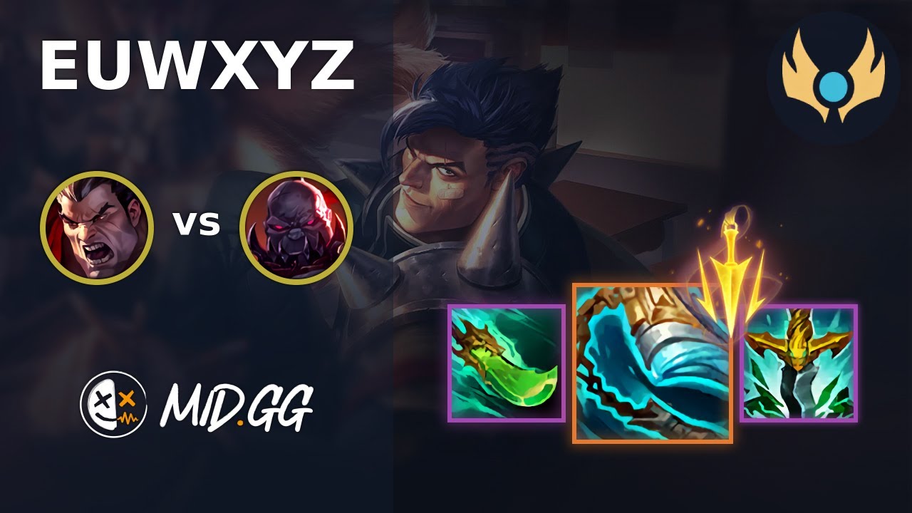 MID.GG: [ EUWXYZ ] Darius TOP vs Sion | EUW CHALLENGER | LOL Season ...
