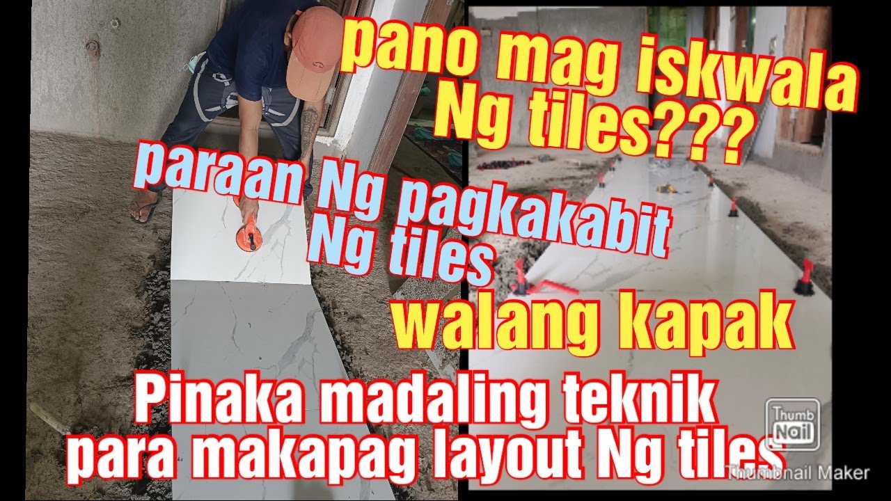 pinaka mabilis na paraan Ng pag Le layout Ng tiles at teknik para mag ...