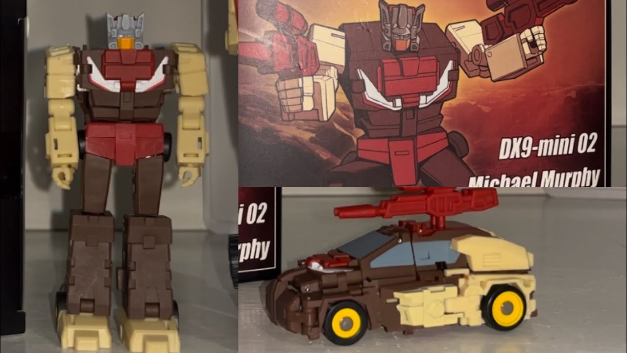 How to transform DX9 mini 02 Michael Murphy car to robot Transformers ...