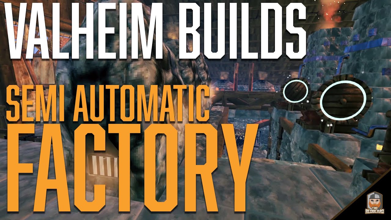 HOW TO BUILD THE SEMI AUTO FACTORY IN VALHEIM (Workshop mk.3) - YouTube