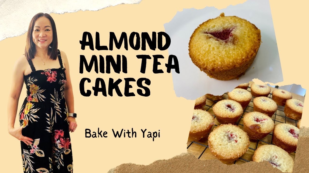 ALMOND MINI TEA CAKES @BAKEWITHYAPI - YouTube